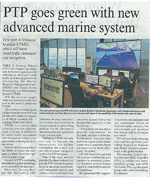 Pelabuhan Tanjung Pelepas Sdn Bhd. - PTP goes green with new advanced ...