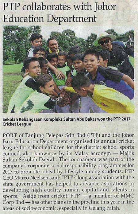 Pelabuhan Tanjung Pelepas Sdn Bhd. - PTP Collaborates with Johor ...